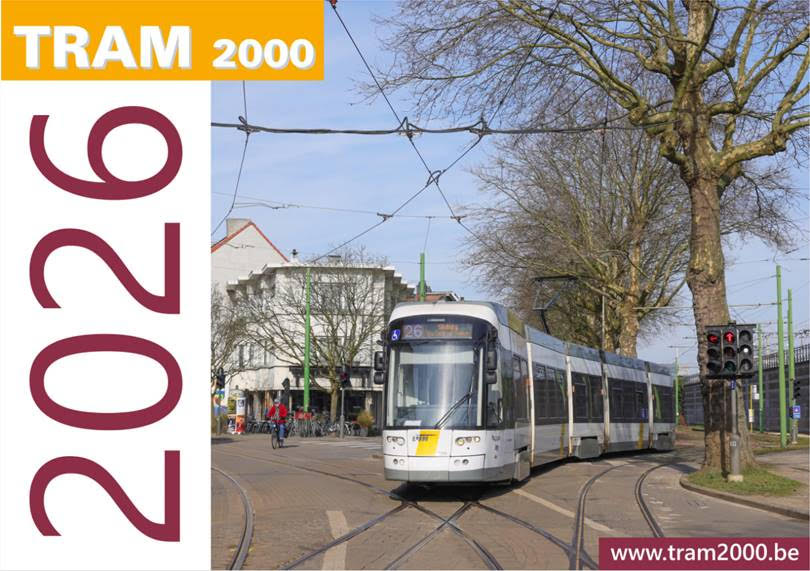 Calendrier 2026 | Tram 2000